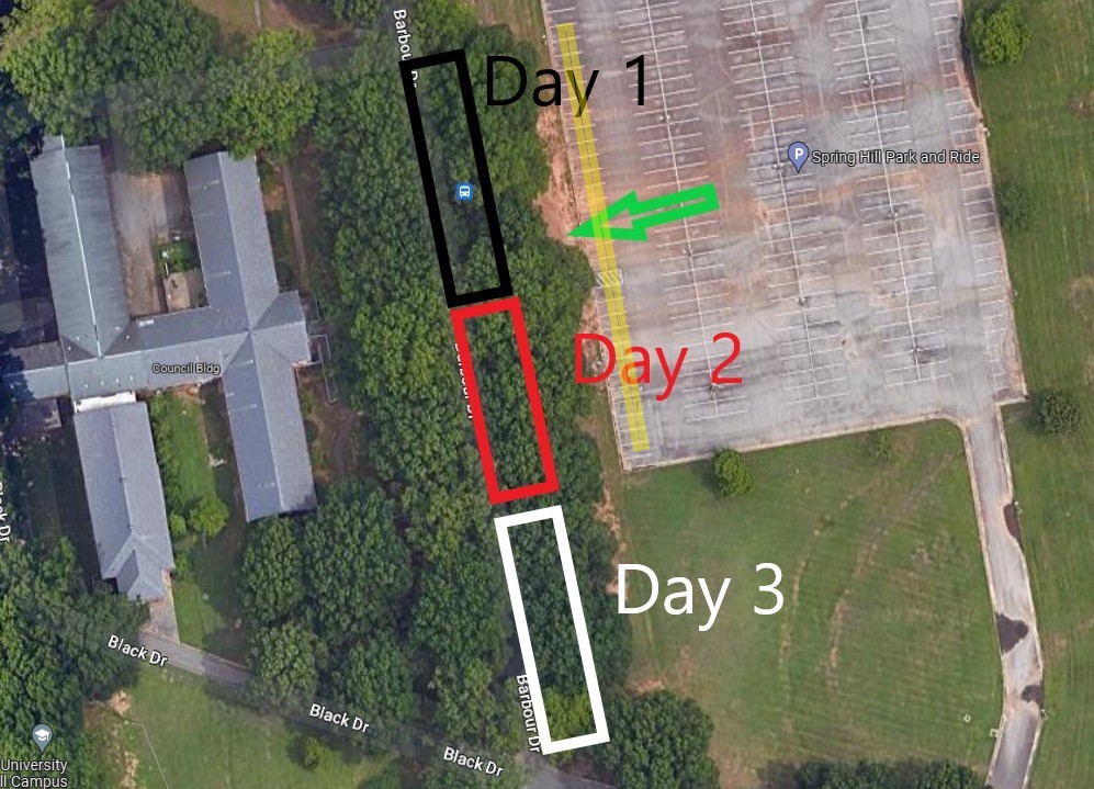 Spring Hill Lot Tree Work, March 13-16 | Transportation