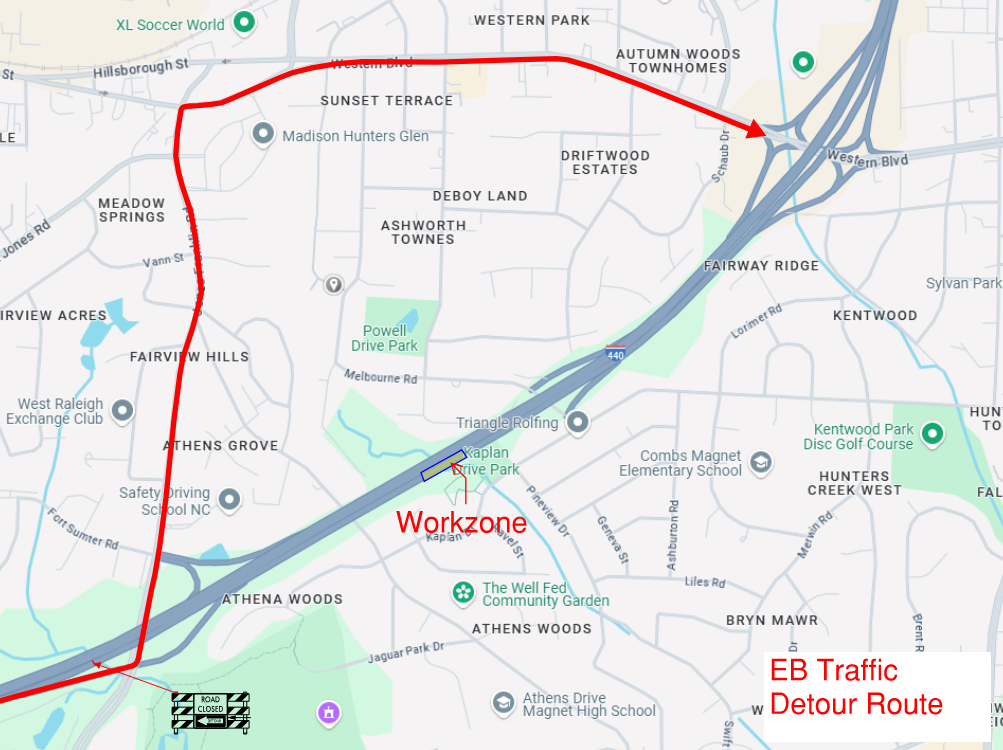 Eastbound I-440 Closed Overnight Feb. 3-5 | Transportation